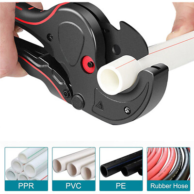Plastic Tube Pipe Cutting Tools PVC PP PE Cutter 0mm-75mm Quick Ratchet ...