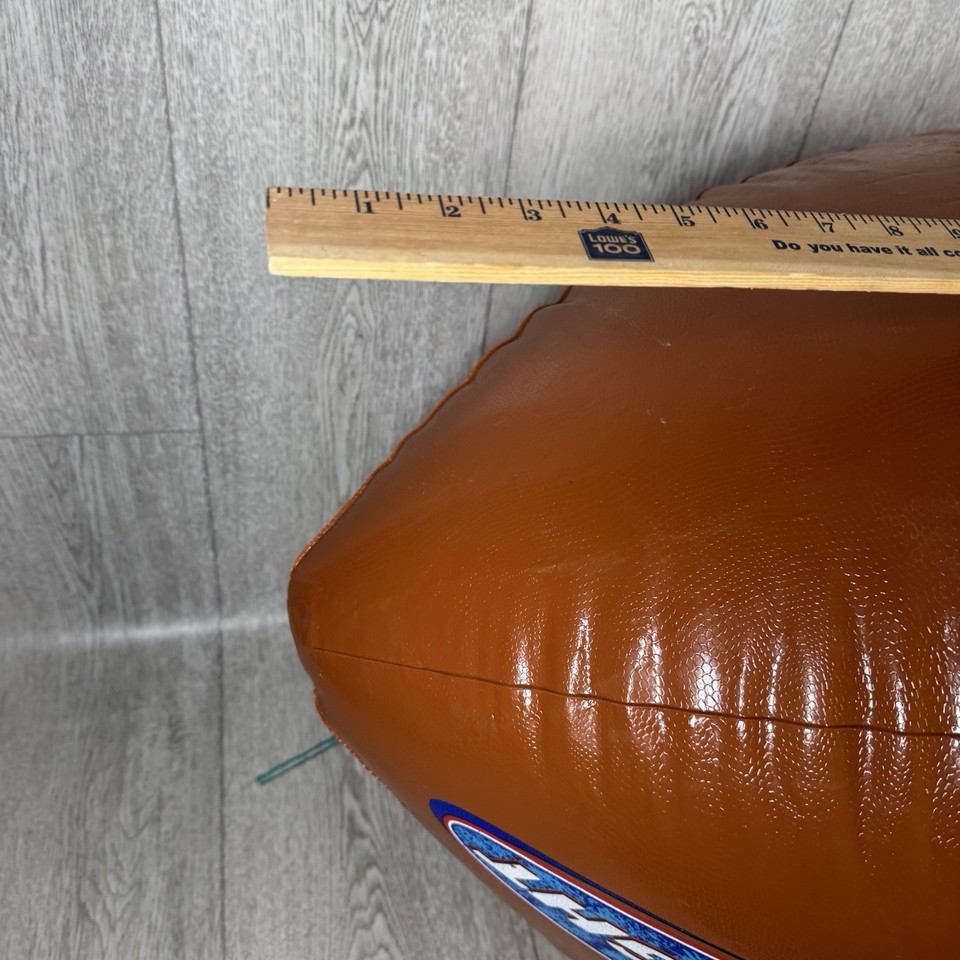 1999 Budweiser BUD LIGHT 100% FOOTBALL Inflatable 36" Blow-Up Bar Man ...