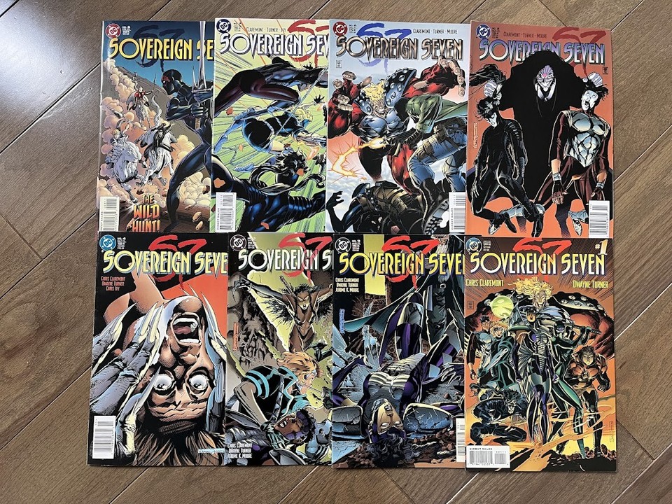 SOVEREIGN SEVEN COMIC LOT 16 ISSUES DC COMICS CHRIS CLAREMONT | eBay
