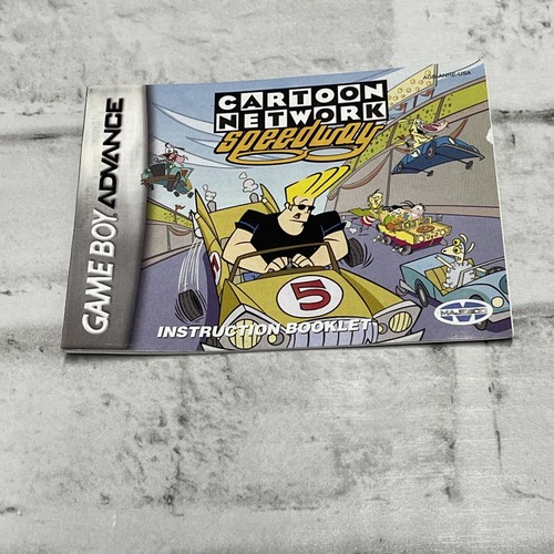 Nintendo Game Boy Advance Cartoon Network Speedway Instruction Manual ...