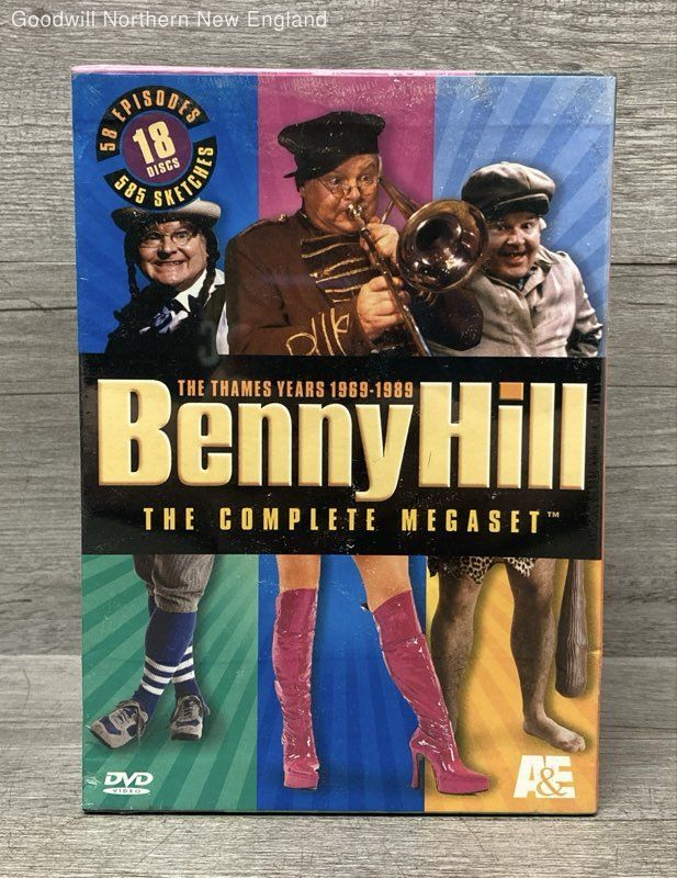 NEW SEALED! Benny HIll Thames Years 1969-89 Complete DVD Megaset Sketch ...
