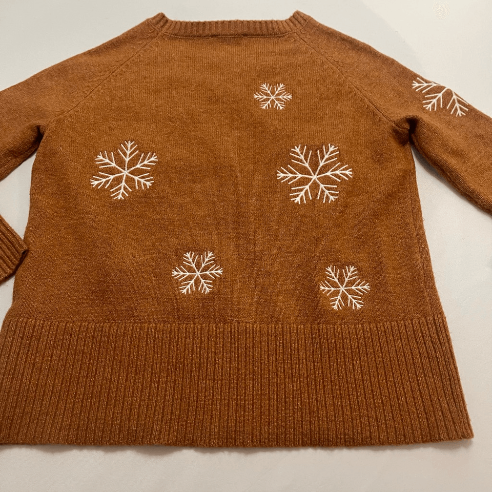 Workshop Republic Clothing Snowflake Sweater Size Medium | eBay