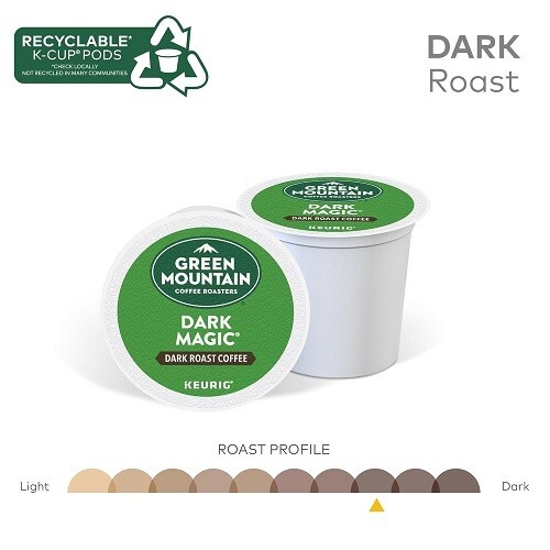 Green Mountain Dark Magic Coffee Keurig K-Cup Pods, Dark Roast, 96 K ...