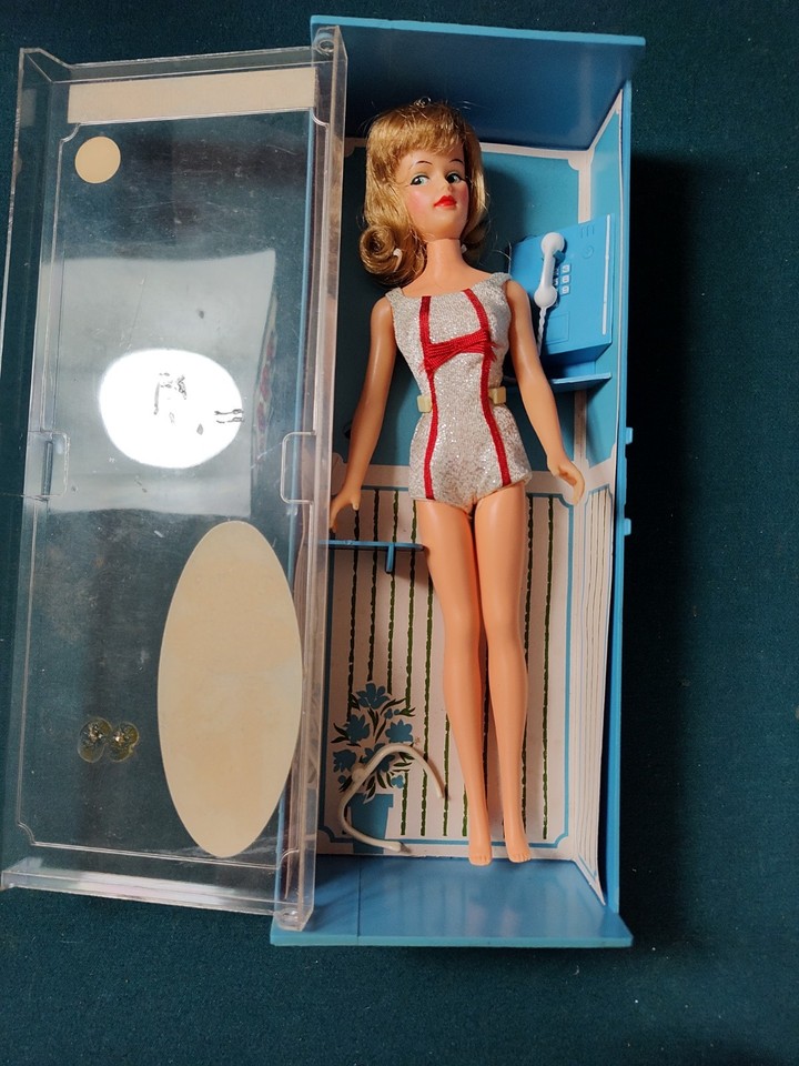 Rare Vintage IDEAL 1965 Posin Misty Doll Phone Booth Swimsuit | eBay