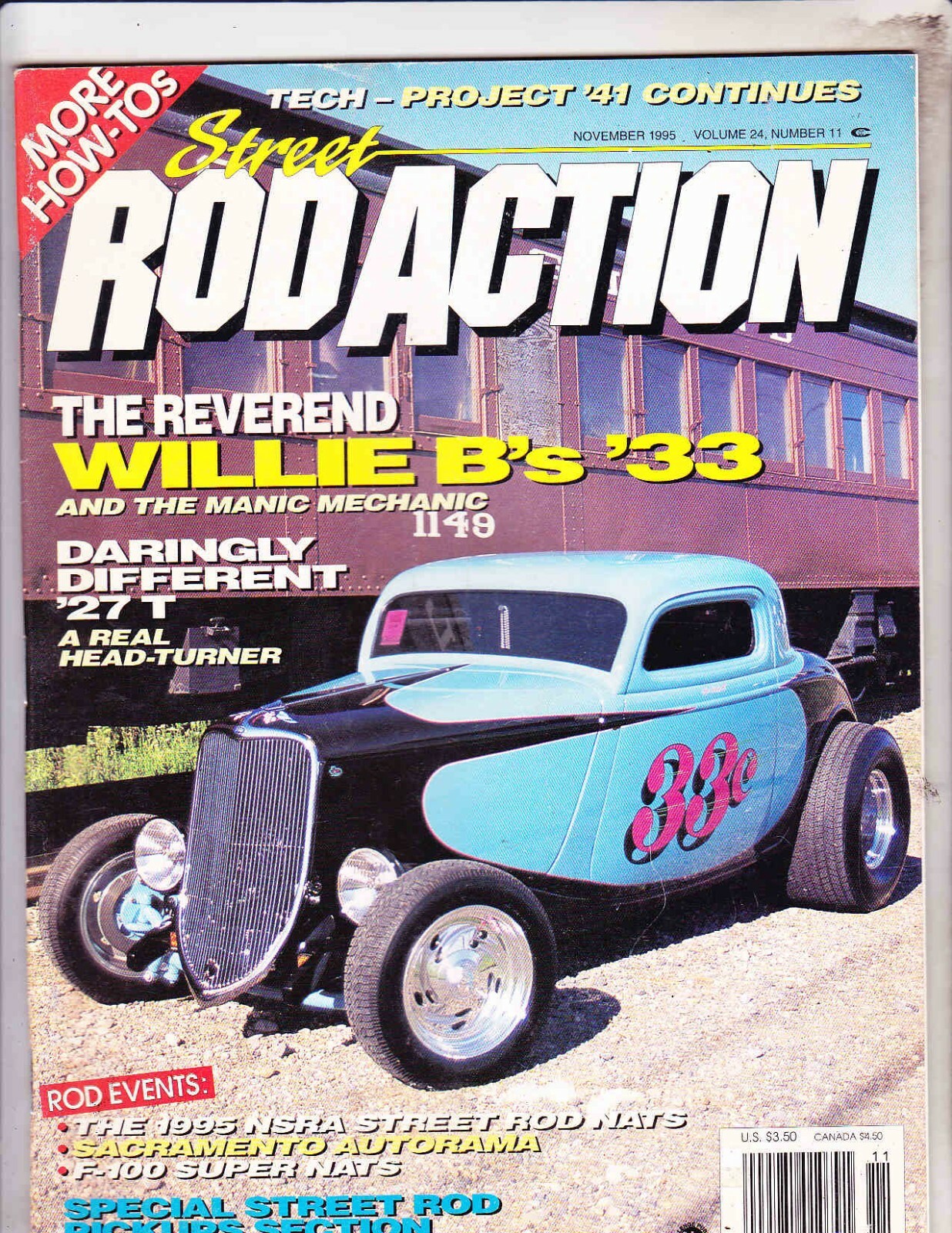STREET ROD ACTION MAGAZINE----NOVEMBER 1995 | eBay UK