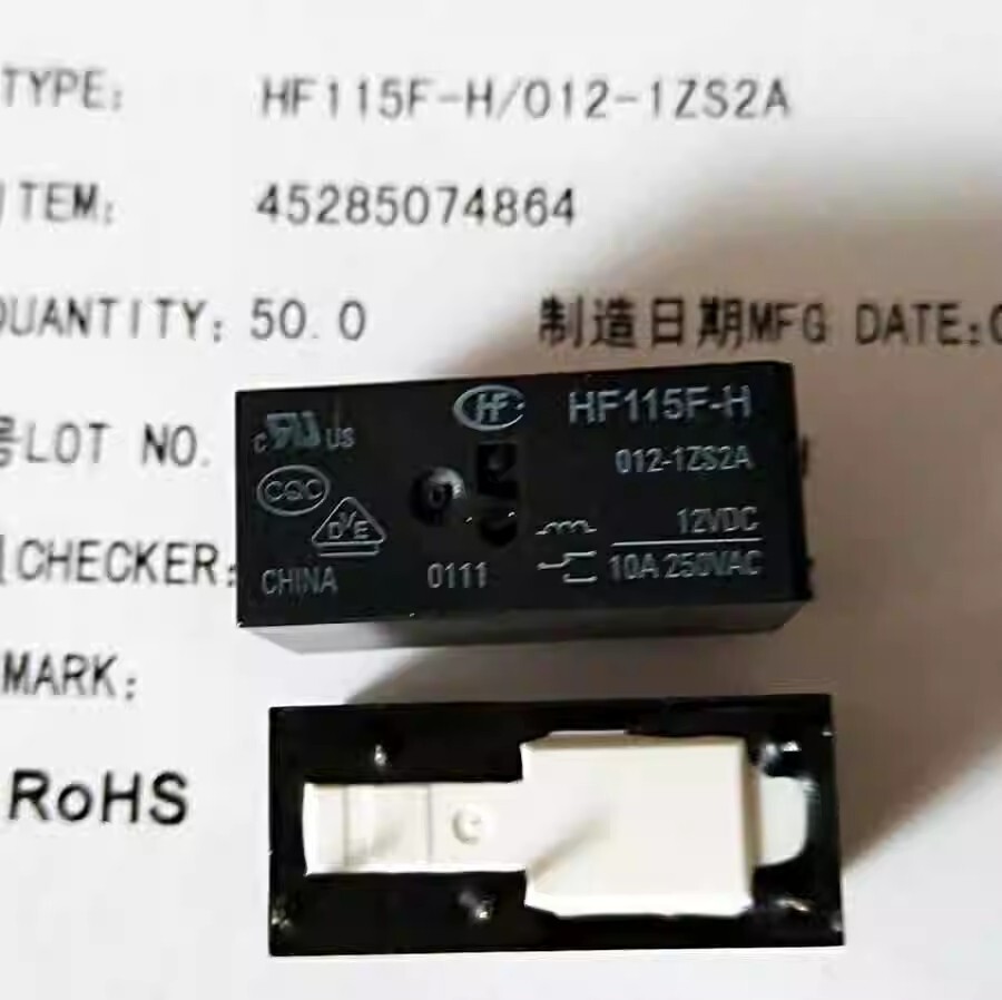 5pcs New macro relay HF115F-H-012-1ZS2A 12VDC | eBay