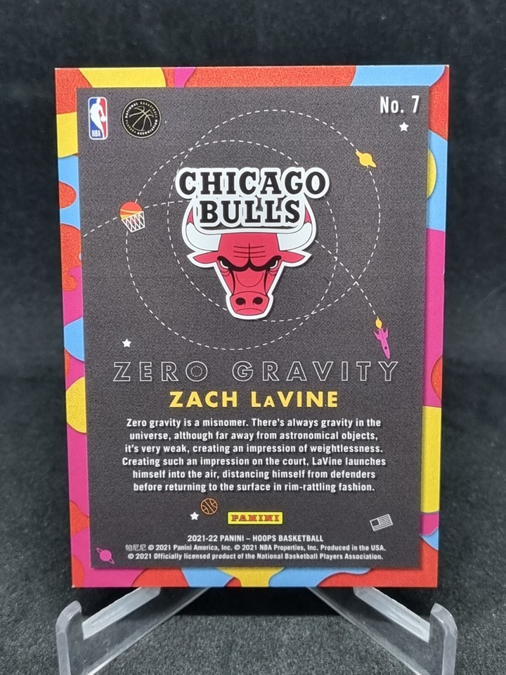 2021-22 NBA Hoops Zero Gravity Holo Artist Proof Zach LaVine /25 Bulls ...