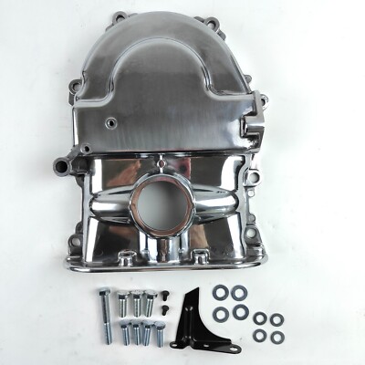 Polished Ford FE Big Block Aluminum Timing Cover BBF Mercury 360 390 ...