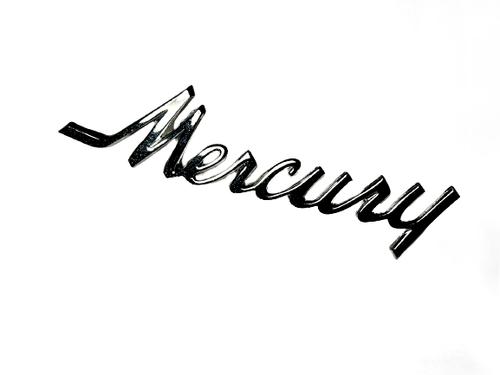 Mercury 1967 Mercury Cyclone Chrome Name Plate Emblem C7GY-16604-B ...