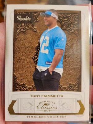 2009 Donruss Classics Timeless Tributes Gold /50 Tony Fiammetta #246 ...