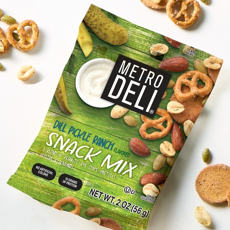 Dill Pickle Ranch Trail Mix, 10 grams of Protein,30 Bags, 2oz Each ...