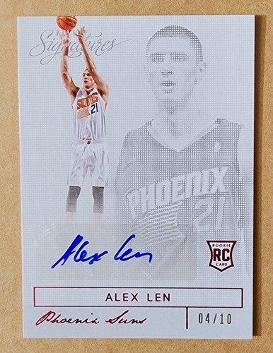 2013-14 Panini Signatures Basketball Alex Len #9 RC Auto Red 04/10 ...