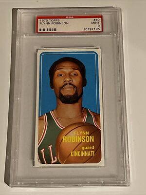 1970 Topps basketball #40 Flynn Robinson PSA 9-MINT | eBay