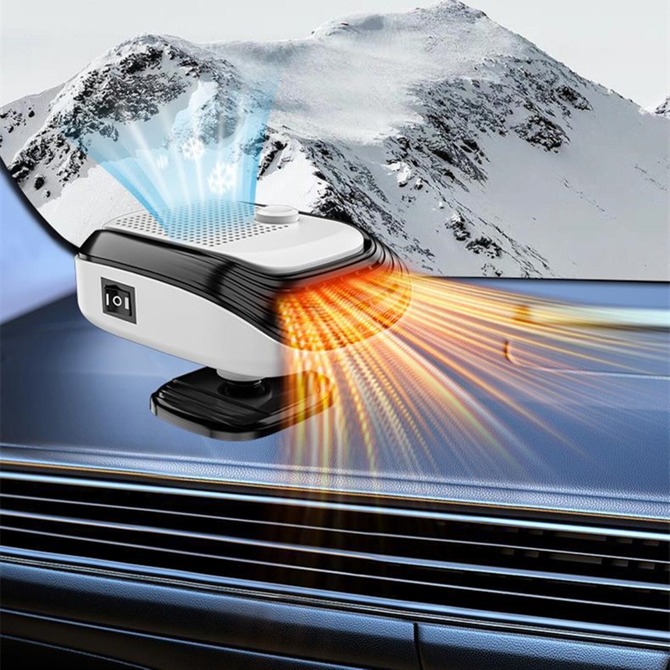 Car Heater Defroster 12V Windshield Defogger 360° Rotation Heating ...