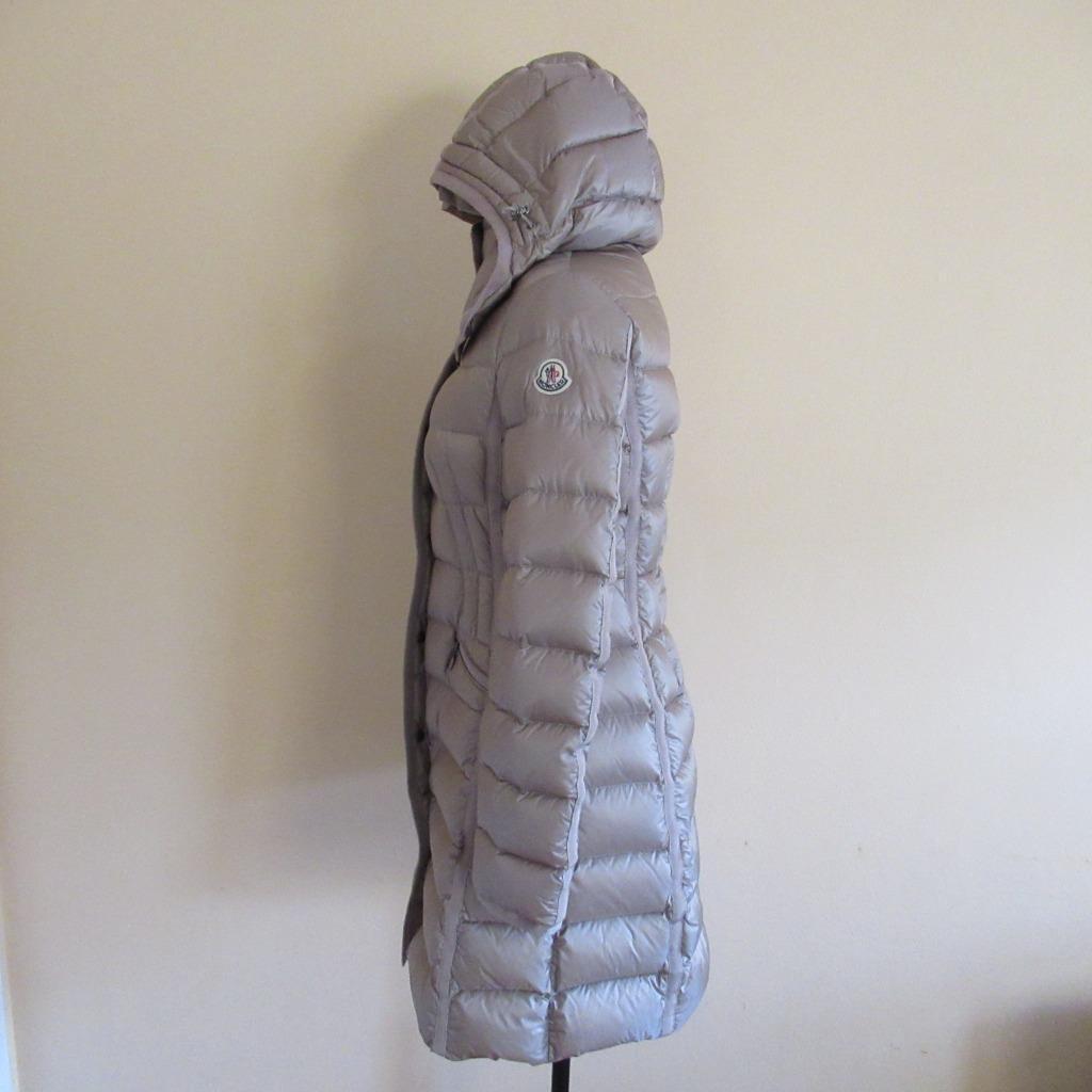 Moncler Hermine Mid-Length Hood Down Puffer Jacket Coat Moncler Hermine Mid-Length Hood Down Puffer Jacket Coat