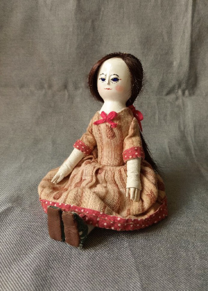 Wooden doll Queen Anne 6in | eBay