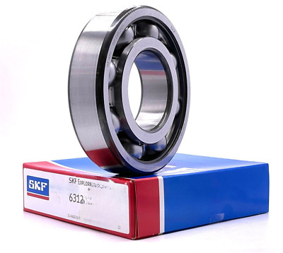 SKF 6312 C3 SKF DEEP GROOVE BALL BEARING, OPEN, NO SEALS 60x130x31 mm ...
