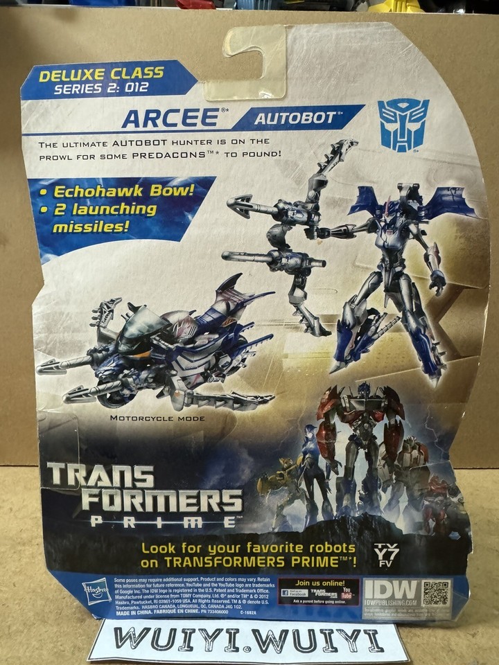 BH Transformers Prime Beast Hunter Hasbro Autobot Arcee #012! Brand New ...