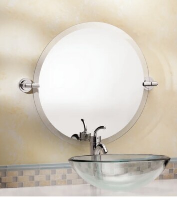 Moen DN0792CH Iso 24" x 26" Frameless Bathroom Mirror Chrome | eBay