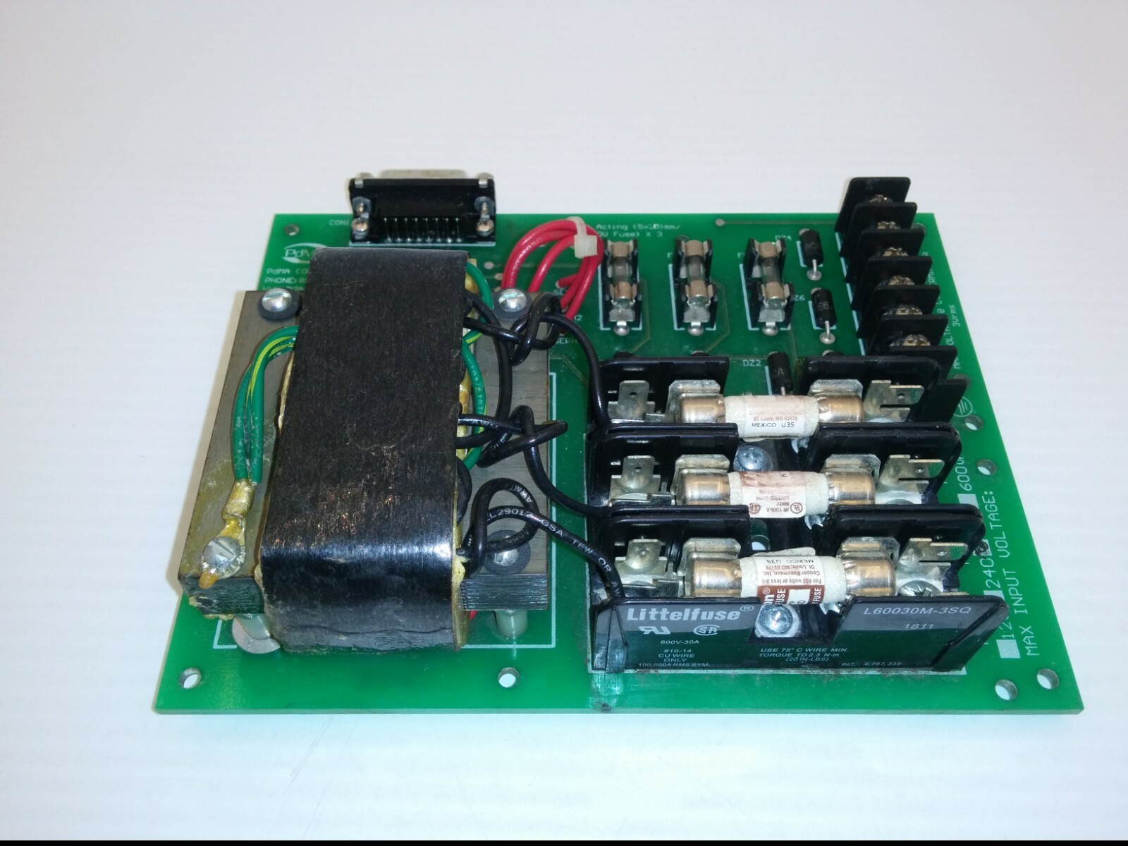 PDMA CORP MTAP2 PCB-00322-REVD MOTOR TEST ACCESS PORT | eBay