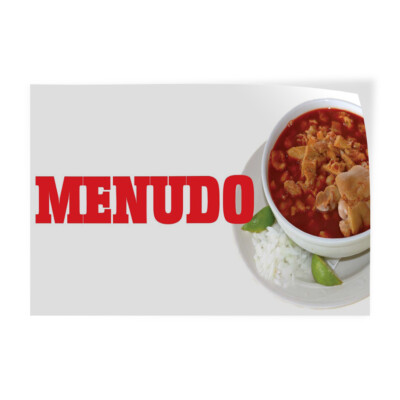 Decal Stickers Menudo Restaurant Cafe Bar Vinyl Store Sign Label | eBay