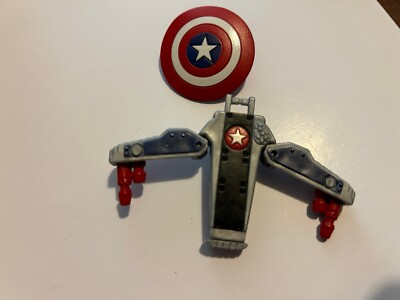 Hasbro Marvel Night Mission Captain America jetpack shield accessory ...