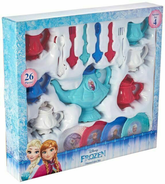 Dinnerware Set Disney Frozen 26 piece Dinnerware Tea Set NEW a Service ...