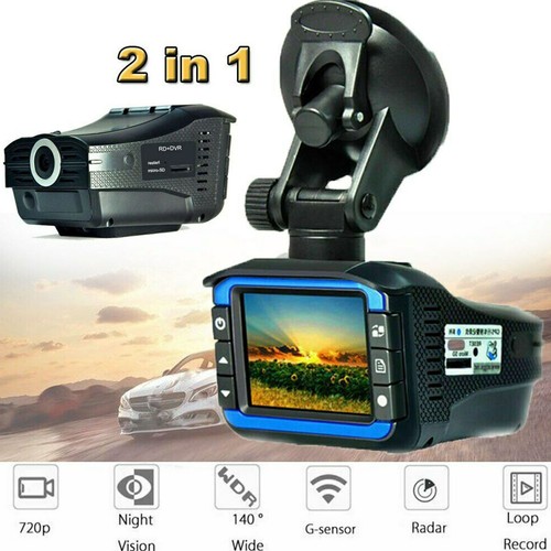 Car Hidden DVR Recorder HD Rearview Video Dash Cam Camera Laser Radar ...