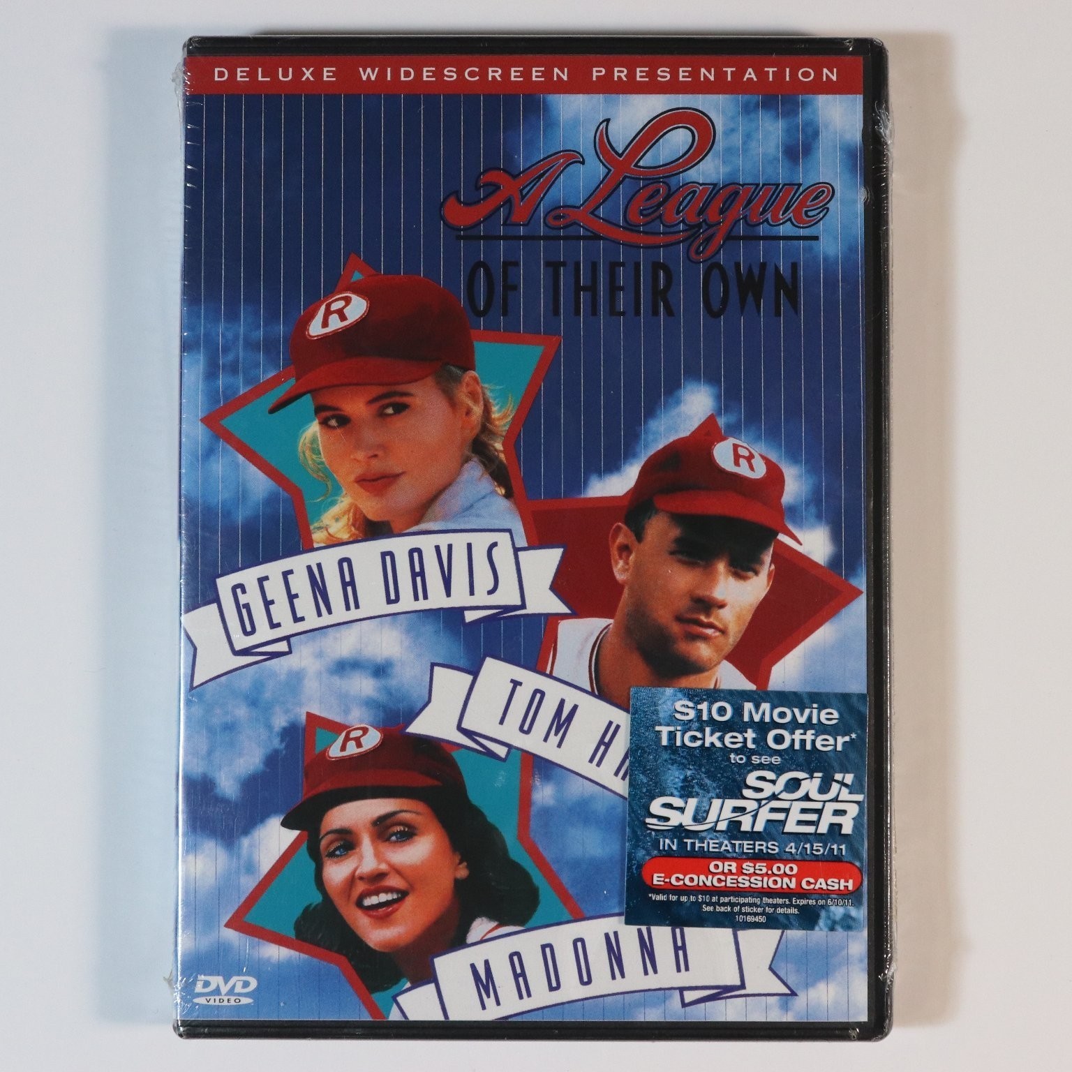 A League of Their Own DVD 1992 Deluxe Widescreen Geena Davis Tom Hanks ...