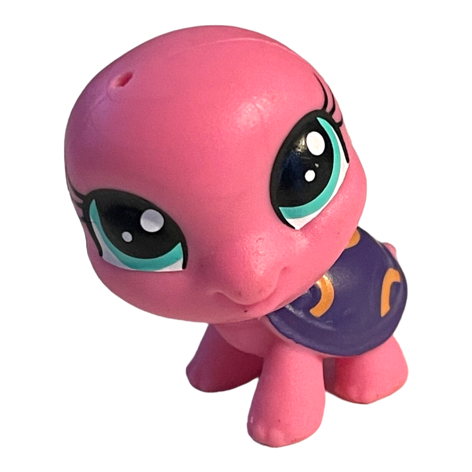 MINI LOLLIE SHIELDS TURTLE #4142 Pink Littlest Pet Shop Hasbro LPS ...