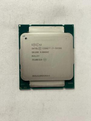 Intel Core i7-5930K SR20R 3.50GHz 6-Core LGA 2011-3 CPU Core Processor ...