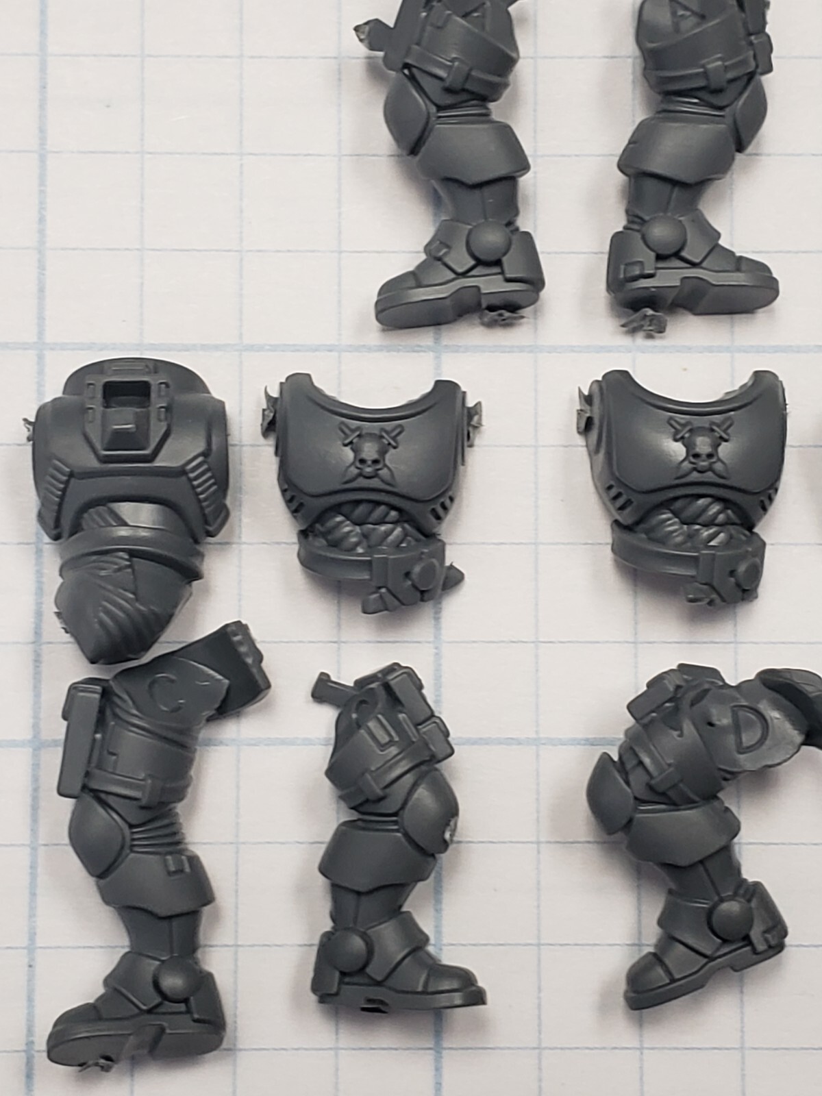 Warhammer 40k Space Marine Bits Primaris Reiver MK X Phobos Torso ...