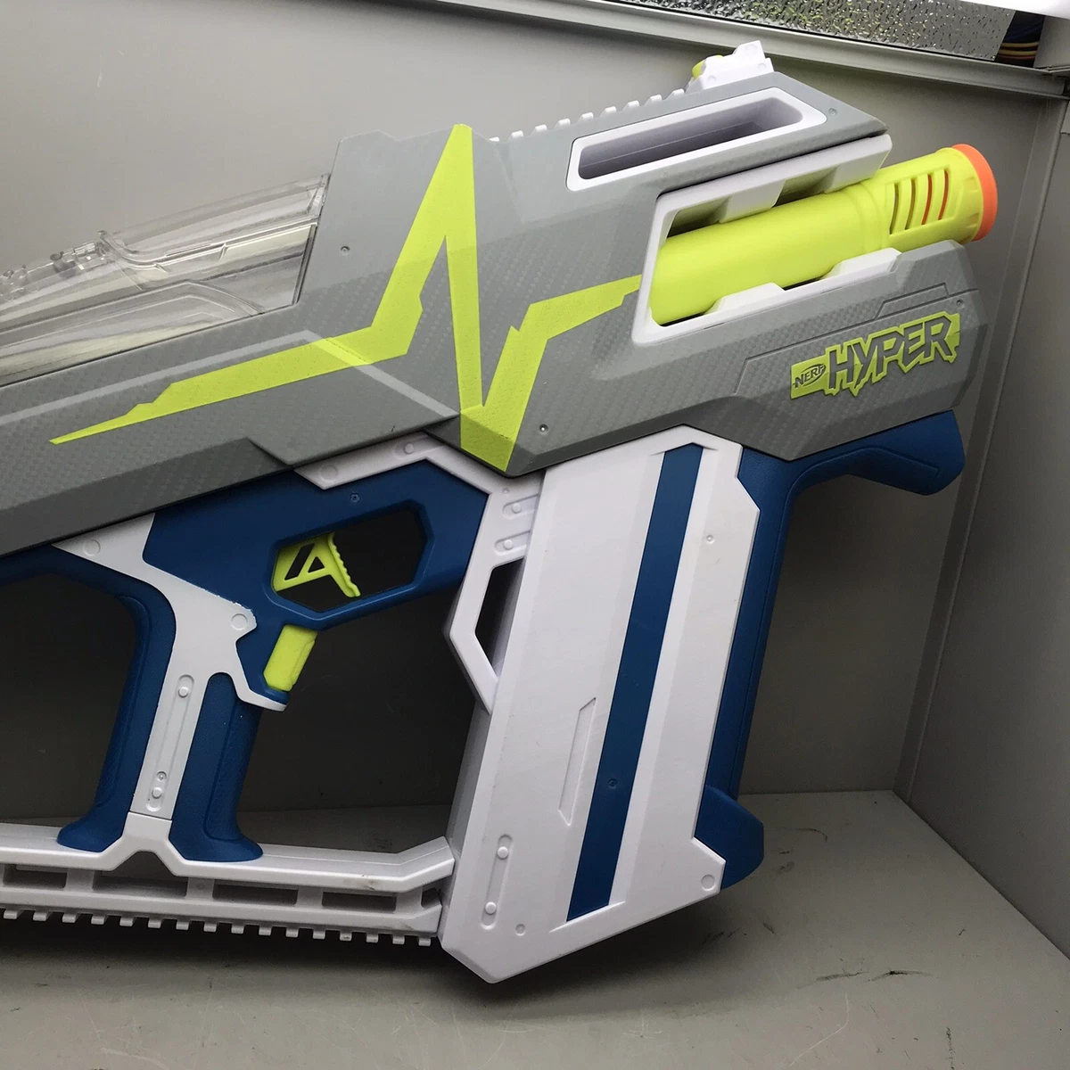 NERF Hyper Mach-100 Fully Motorized Blaster, 80 Hyper