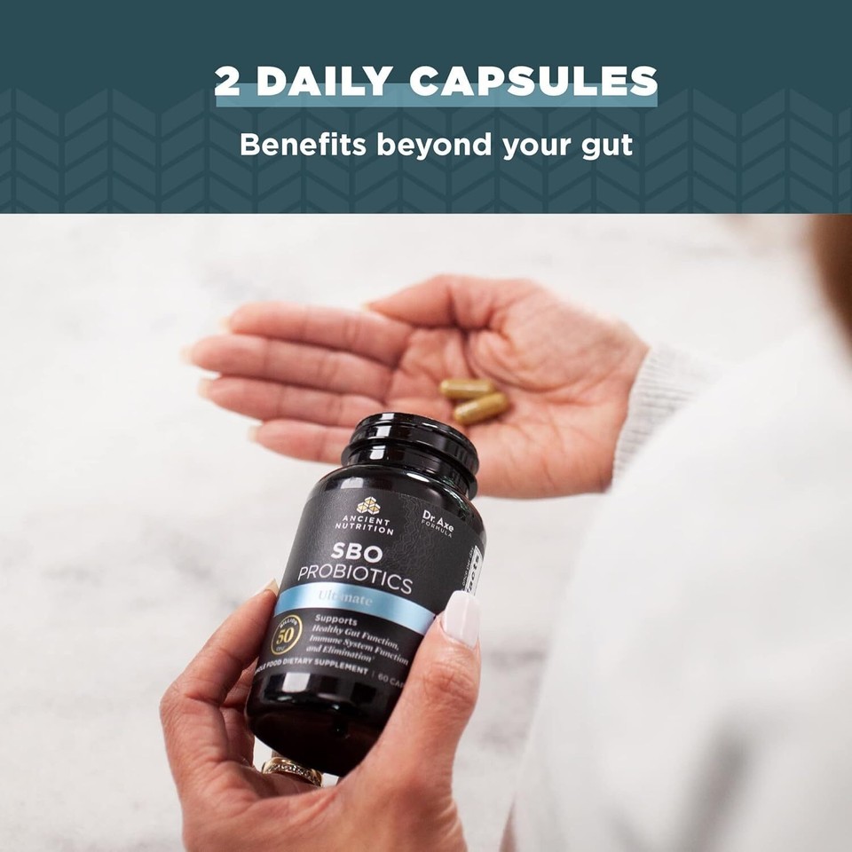 SBO Probiotics ULTIMATE Probiotic Blend Digestive Gut Health Gut Flora ...