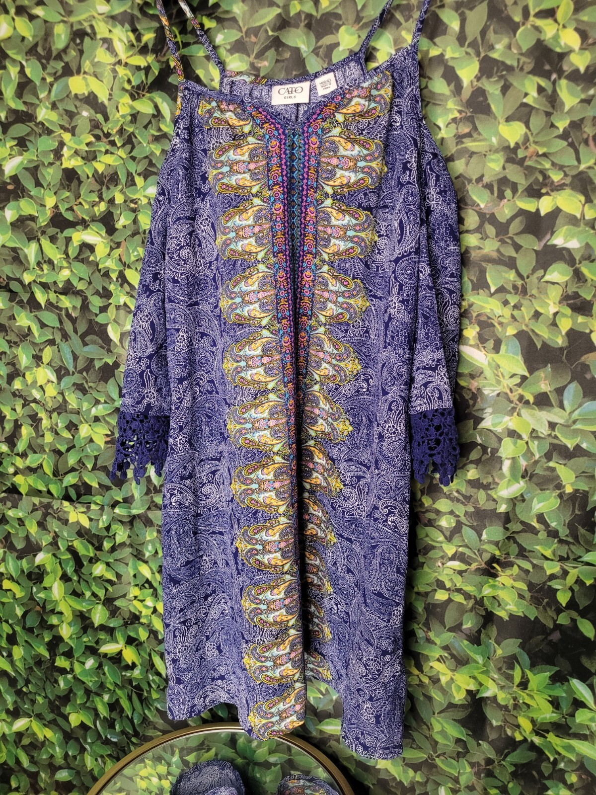 Cato Girls Dress Cold-Shoulder Size Medium 10/12 | eBay