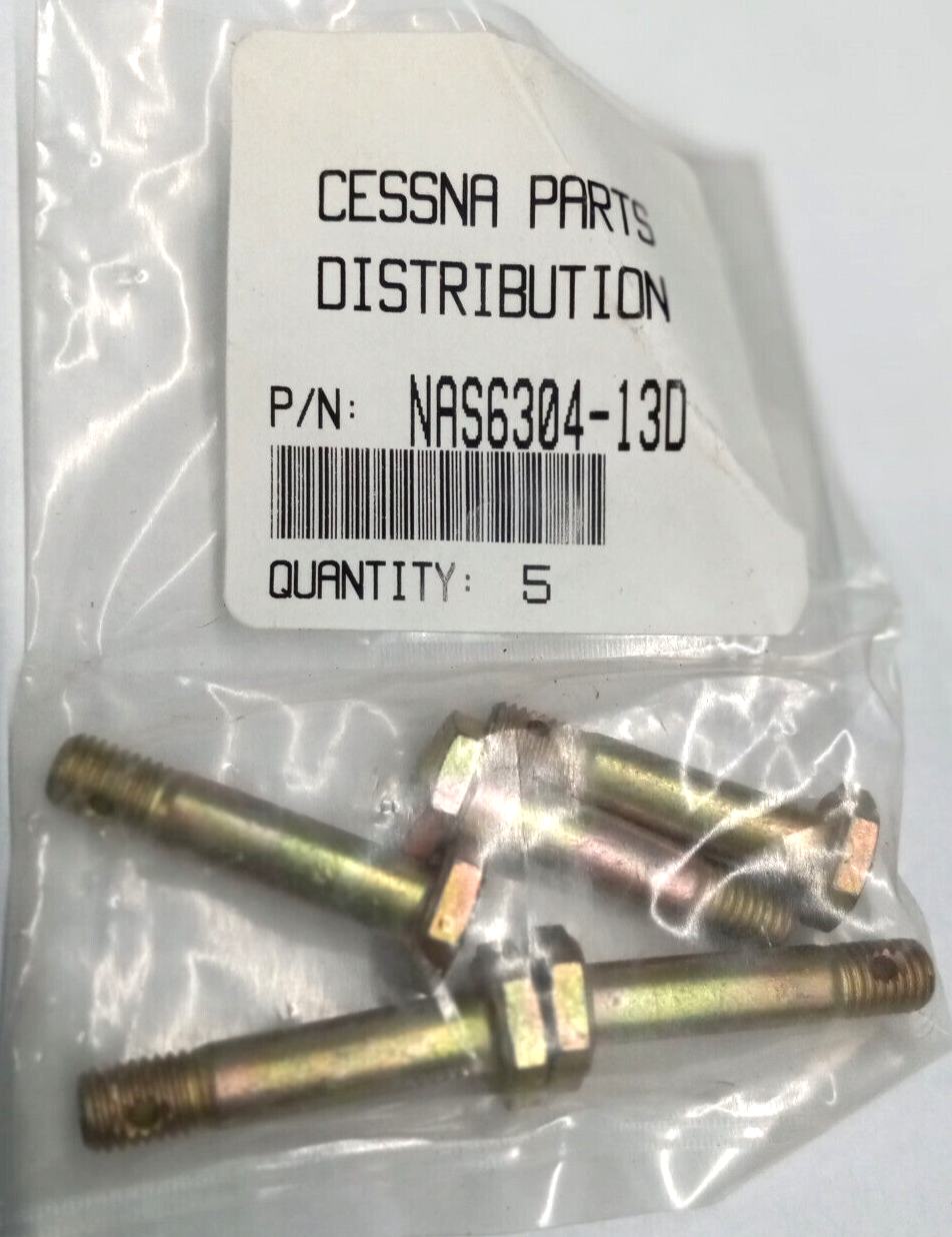 CESSNA P/N NAS6304-13D Bolt, Drilled - 5/Pack | eBay