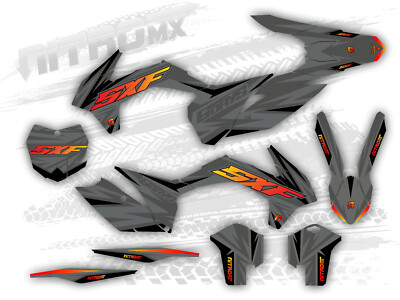 Graphics Kit fits KTM SX SXF 125 250 350 450 2013 2014 2015 SX 250 2016 ...