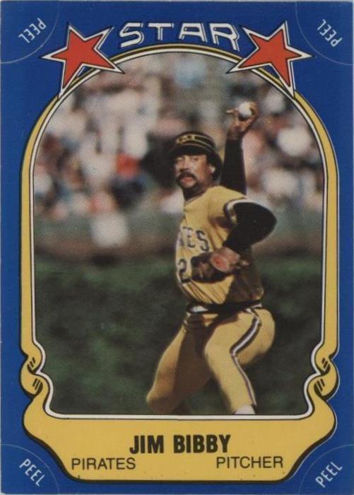 1981 Fleer Star Stickers - Jim Bibby #65 for sale online | eBay