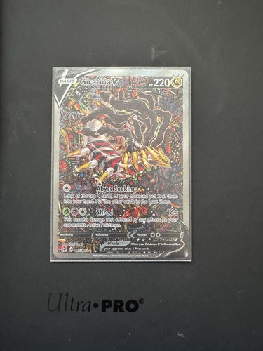 Giratina V Alt Art Lost Origin 186/196 Alternate Full Art Pokemon TCG ...