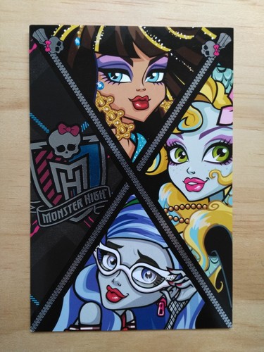 MONSTER HIGH 2013 PANINI GENUINE MATTEL DOLLS n°045 WORLDSHIPPING ...