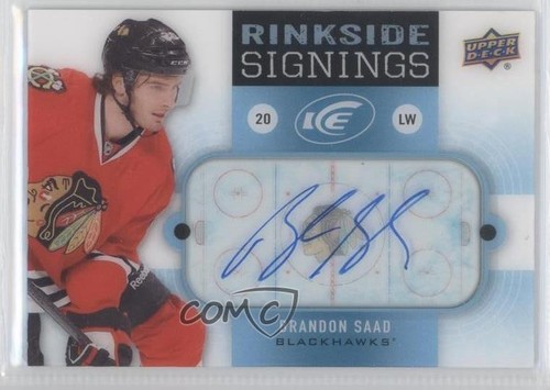 2014-15 Upper Deck Ice Rinkside Signings Brandon Saad #RS-BS Auto | eBay