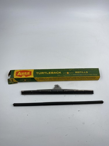 Vintage Anco Turtleback Push Button Wiper Refills No. 650 Pair 12-in ...