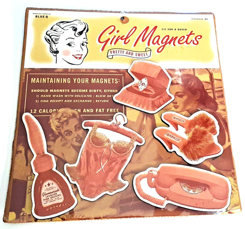 Vintage Girl Magnets "Pretty & Sweet" 5 Count in Original Package | eBay