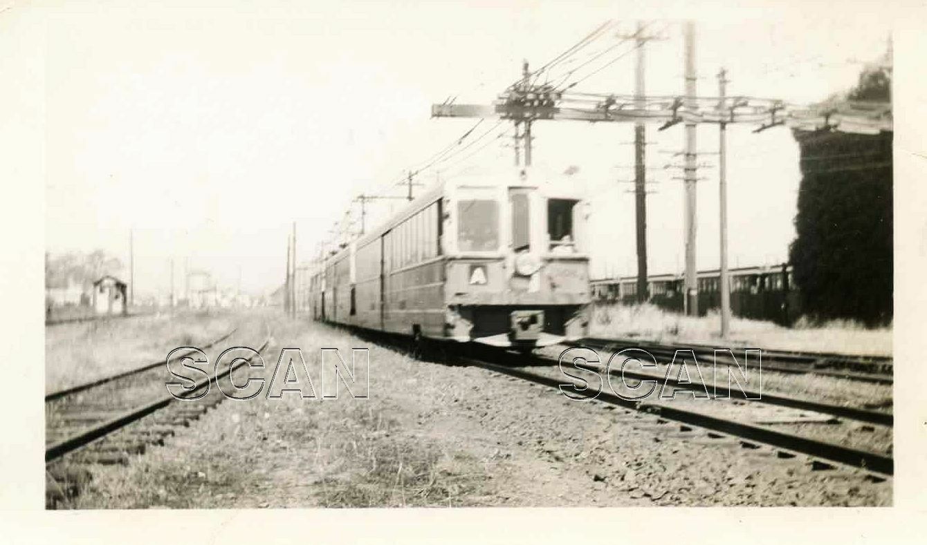 0B318 RP 1943 KEY SYSTEM RAILROAD CAR #101 EMERYVILLE PASSING COMPANY ...