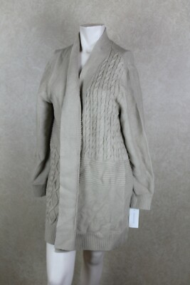 Charter Club New Women's Completer Cardigan Sweater Brown Size L NWT ...