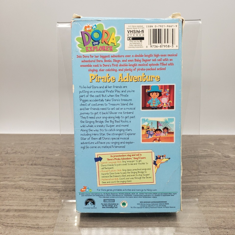 Dora The Explorer VHS Tape Pirate Adventure 97368795839| eBay