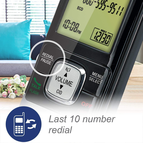 VTech CS6529-26 DECT 6.0 Phone Answering System with Caller 2 Handsets ...