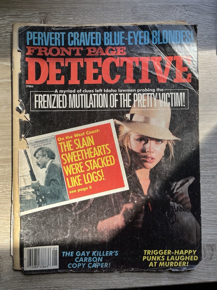 Front page detective - magazine lot (3 Books) 1980s | eBay