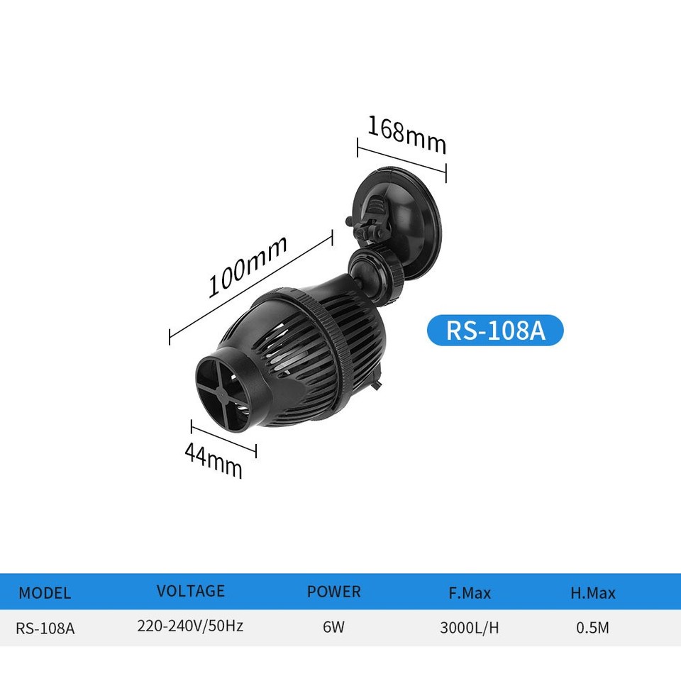 Aquarium Wave Maker Wavemaker Water Pump for Fish Tank Marine Reef EU ...