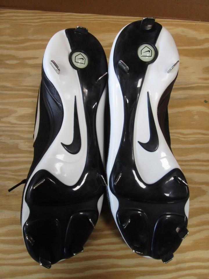 Nike Baseball Cleats Men Air MVP Pro Black Metal Spikes Deadstock NEW ...